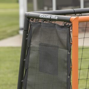 Goalrilla Striker Soccer Rebound Trainer with Double-Sided, Ultra-Responsive Rebounding Net and Goal, Large