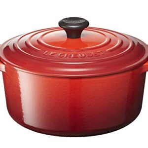 Le Creuset Enameled Cast Iron Signature Round Dutch Oven, 4.5 qt., Cerise