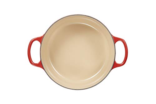 Le Creuset Enameled Cast Iron Signature Round Dutch Oven, 4.5 qt., Cerise