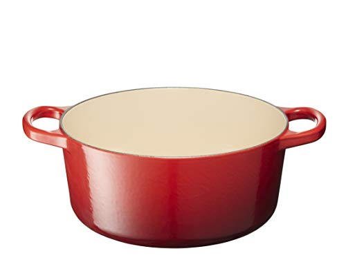 Le Creuset Enameled Cast Iron Signature Round Dutch Oven, 4.5 qt., Cerise