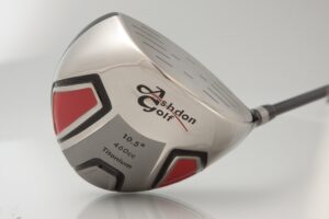 ashdon golf black silver driver, 10.5 degree loft, senior flex