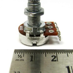 2-pack 500KOhm Long-Shaft Guitar Volume Potentiometers (Pots)