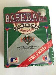 1990 upper deck baseball high series factory sealed box (100)