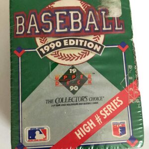 1990 Upper Deck Baseball High Series Factory Sealed Box (100)