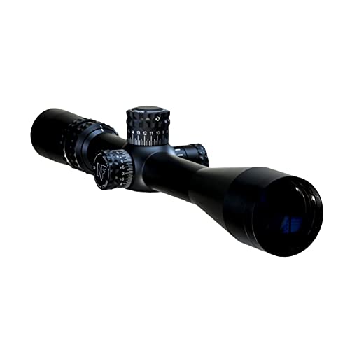 NIGHTFORCE NXS 5.5-22x50mm F2 30mm Tube Durable Precise Accurate Black Gun Scope - ZeroStop Parallax Adjustable Second Focal Plane Shooting Scope, Moar - 20 MOA Reticle (C433)