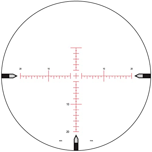 NIGHTFORCE NXS 5.5-22x50mm F2 30mm Tube Durable Precise Accurate Black Gun Scope - ZeroStop Parallax Adjustable Second Focal Plane Shooting Scope, Moar - 20 MOA Reticle (C433)