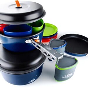 GSI Outdoors, Bugaboo Camper, 4 Person Camping Cook Set, Superior Backcountry Cookware Since 1985