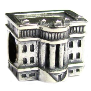 queenberry sterling silver america white house european style bead charm