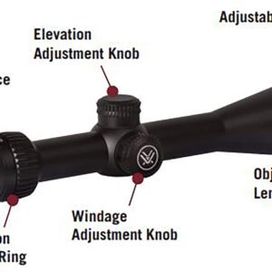 Vortex Optics Crossfire II 4-12x50 AO, Second Focal Plane Riflescope - Dead-Hold BDC Reticle (MOA)