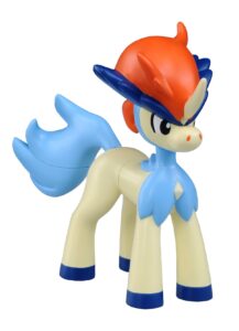 pokemon soft vinyl keldeo action figure sofubi takara tomy [japan import]