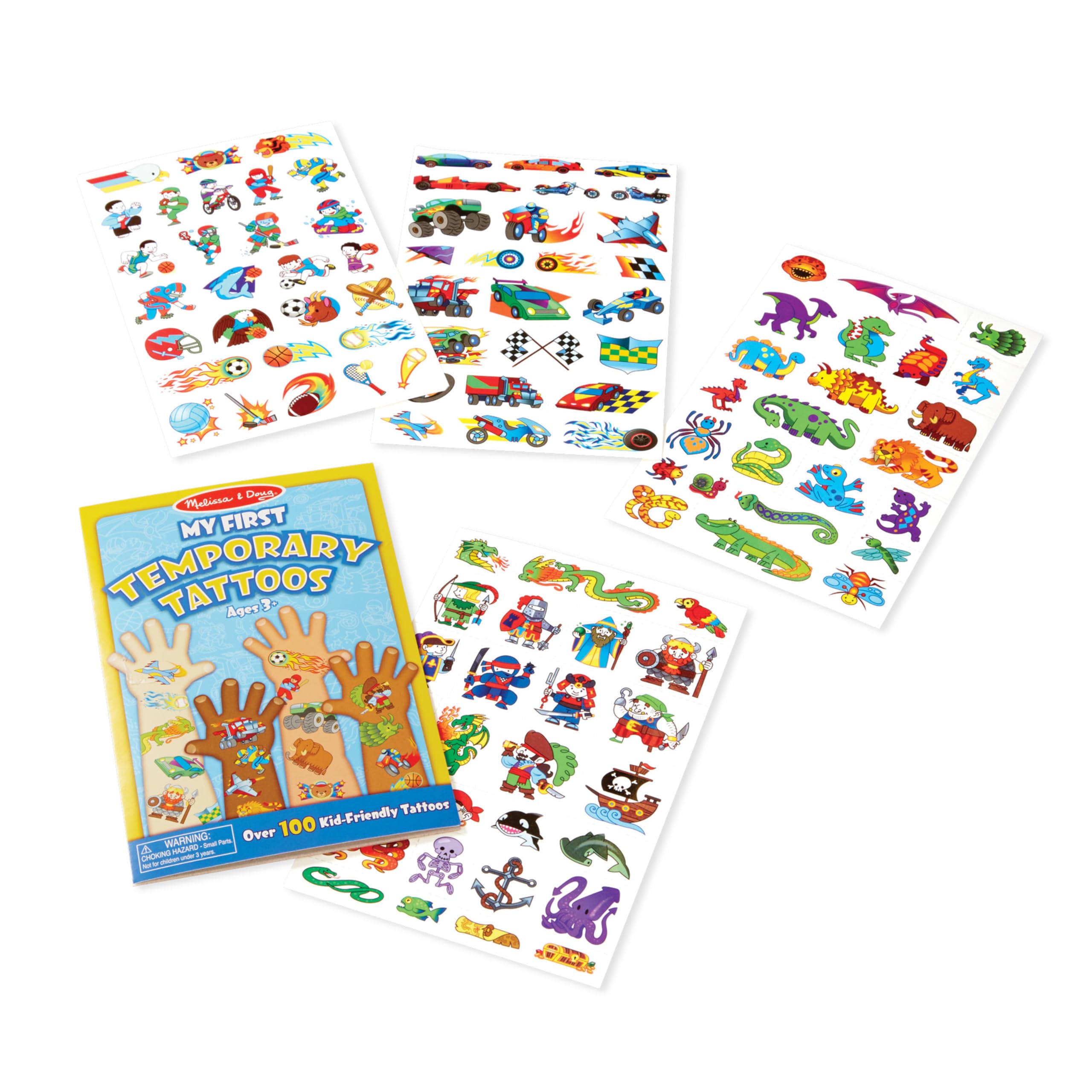 Melissa & Doug My First Temporary Tattoos - Blue