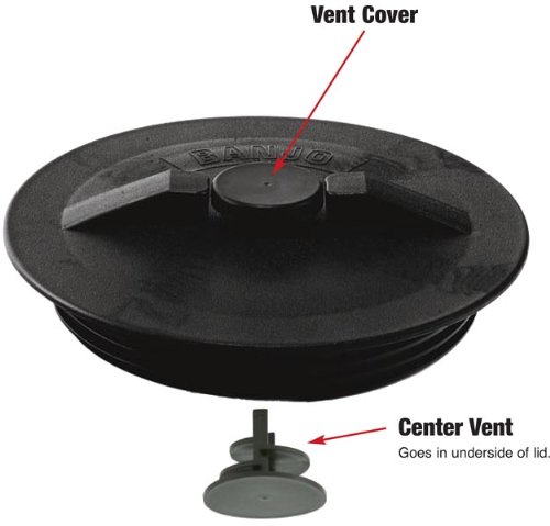 Banjo TLVA10 10" Vented Tank Lid & Ring Assembly (New Style)