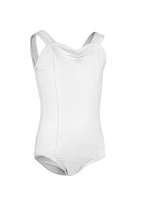 theatricals girls cotton tank dance leotard white i n5501c