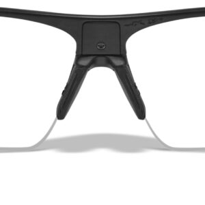 Wiley X 4004 Guard Advanced Glasses Smoke Grey Clear Lenses Matte Black Frame