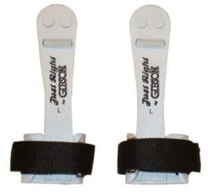 gibson just right hook & loop grips - uneven bar (m (2) (6" - 6 3/4"))