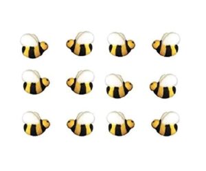 oasis supply bumble bees sugar cake toppers great for cupcakes / 48 pcs