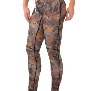 Mares Men's Instinct Rash Guard Pant, Camo Brown, Small