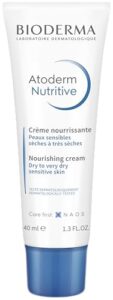 bioderma - atoderm - nutritive - nourishing face cream - soothes discomfort - face moisturizer for dry to very dry sensitive skin, 1.33 fl oz (pack of 1)