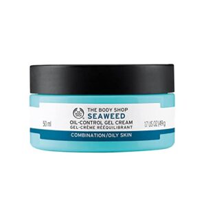 the body shop seaweed oil-control gel cream – for combination & oily skin – hydrates, balances & mattifies – vegan – 1.7 oz