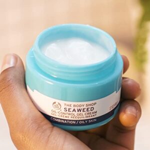 The Body Shop Seaweed Oil-Control Gel Cream – For Combination & Oily Skin – Hydrates, Balances & Mattifies – Vegan – 1.7 oz