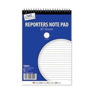 just stationery 160 pages/80 sheets reporter notepad