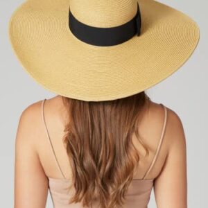 San Diego Hat Company Women's Floppy SPF 50+ Sun Hat, Camel, One Size