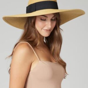 San Diego Hat Company Women's Floppy SPF 50+ Sun Hat, Camel, One Size