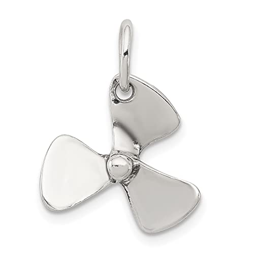 IceCarats 925 Sterling Silver Vintage Boat Fishing Propeller Necklace Charm Pendant 20mm x 16mm Only