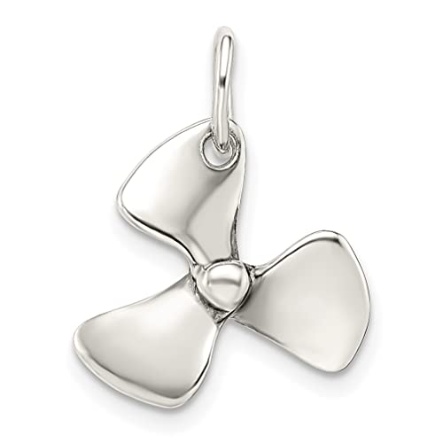 IceCarats 925 Sterling Silver Vintage Boat Fishing Propeller Necklace Charm Pendant 20mm x 16mm Only