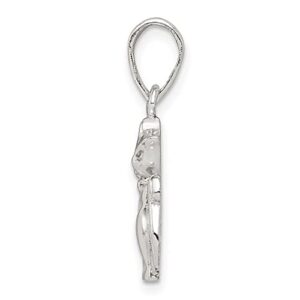 IceCarats 925 Sterling Silver Cats Necklace Charm Pendant Only