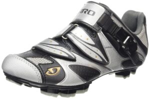 giro sica shoe - women's charcoal/silver, 37.0