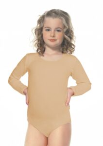 leg avenue children's bodysuit, xl, nude