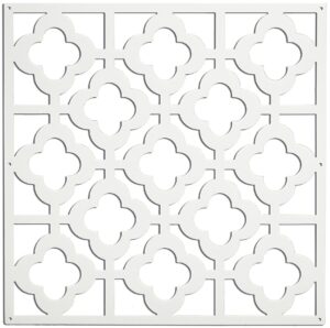 wall pops wpp0275 honeycomb decorative hanging room division panels , white