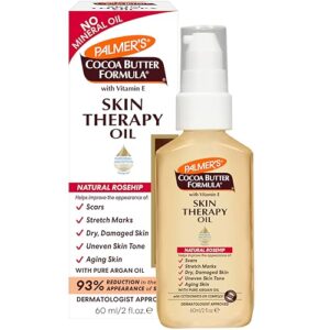 palmer's cocoa butter formula skin therapy moisturizing body oil with vitamin e, rosehip fragrance, 2 ounces