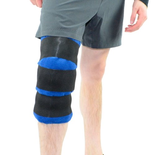 Knee Ice Pack, Cold Wrap by Cool Relief (1 Removeable Insert)