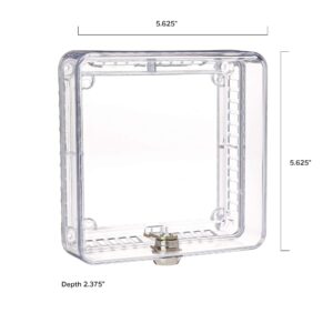 Genuine Honeywell Home CG510A Thermostat Guard, Small, Fits Thermostats 4.375H x 4.375W inches or smaller