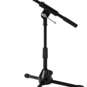 Ultimate Support JS-MCFB50 Low-Profile Mic Stand with Fixed-Length Boom W/Adjustable Height of 16" to 23" - 2 Pack