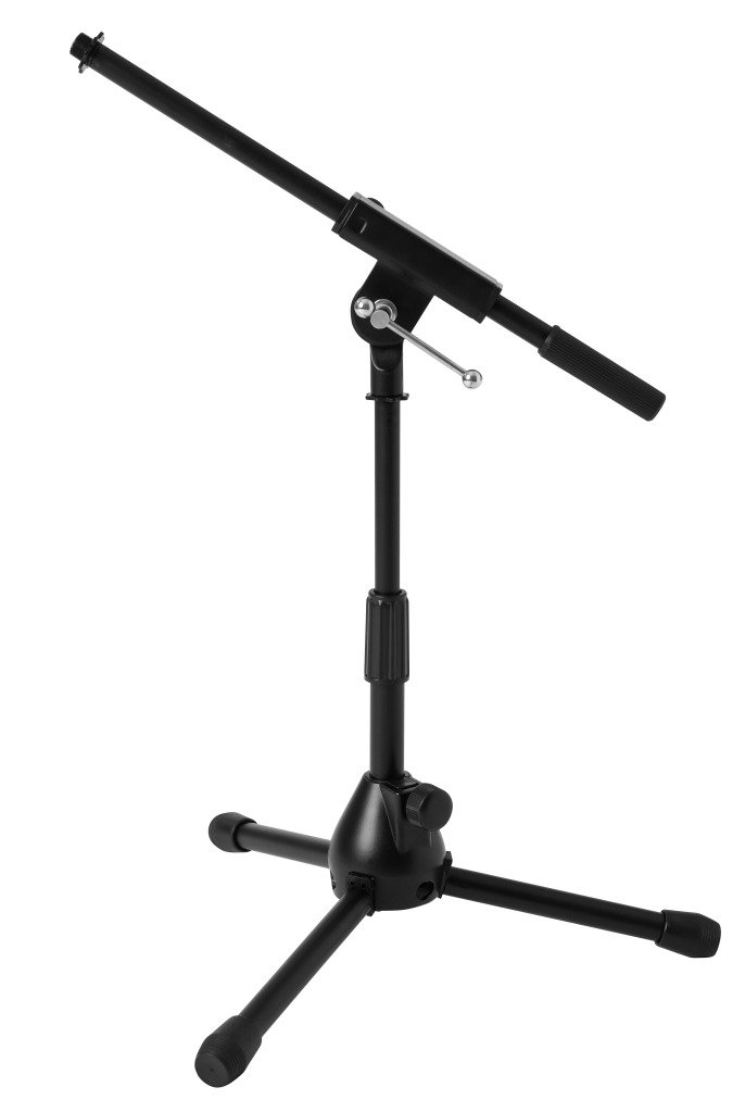 Ultimate Support JS-MCFB50 Low-Profile Mic Stand with Fixed-Length Boom W/Adjustable Height of 16" to 23" - 2 Pack