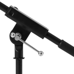 Ultimate Support JS-MCFB50 Low-Profile Mic Stand with Fixed-Length Boom W/Adjustable Height of 16" to 23" - 2 Pack