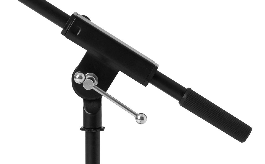 Ultimate Support JS-MCFB50 Low-Profile Mic Stand with Fixed-Length Boom W/Adjustable Height of 16" to 23" - 2 Pack