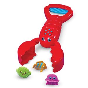 melissa & doug sunny patch louie lobster claw catcher - grab-and-squeeze pool toy for ages 5+ years