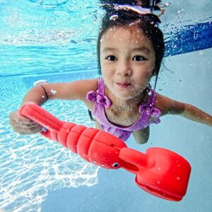 Melissa & Doug Sunny Patch Louie Lobster Claw Catcher - Grab-and-Squeeze Pool Toy For Ages 5+ years