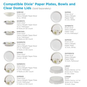 Dixie Ultra Heavy-Weight 20 oz. Paper Bowl by GP PRO (Georgia-Pacific), Pathways, SX20PATH, 500 Count (125 Bowls Per Pack, 4 Packs Per Case)