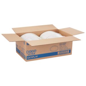 Dixie Ultra Large Heavy-Weight Paper Platters by GP PRO (Georgia-Pacific), White, SX11PLW, 500 Count (125 Platters Per Pack, 4 Packs Per Case)