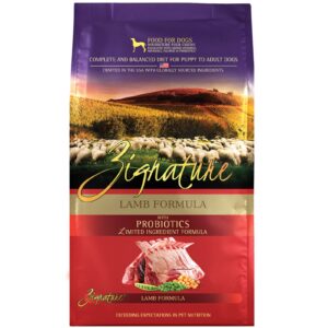 zignature lamb limited ingredient formula dry dog food 25lb