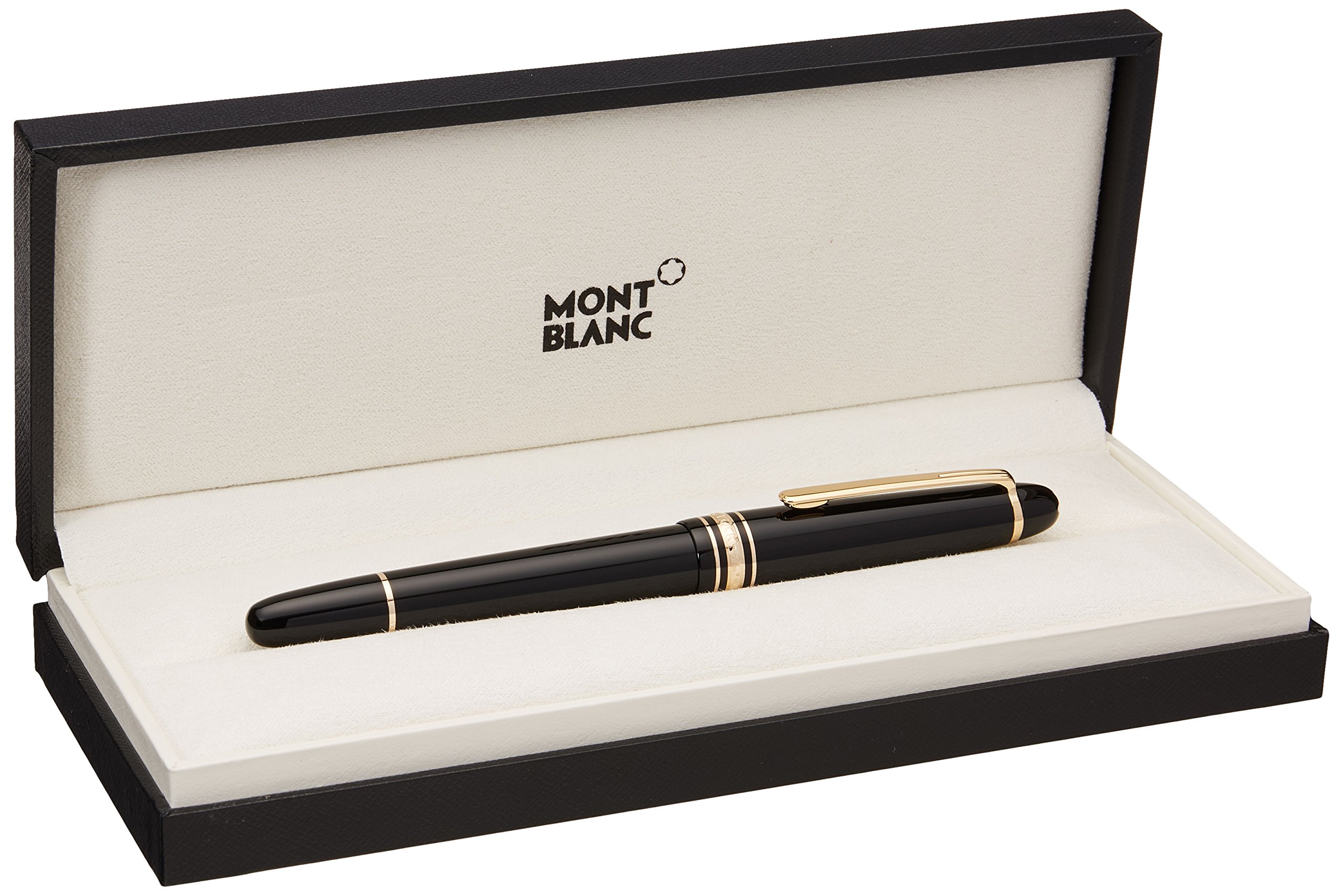 Montblanc Meisterstuck Hommage a Frederic Chopin Fountain Pen 145, Black with Gold Trim 01518 Classique Style 106514