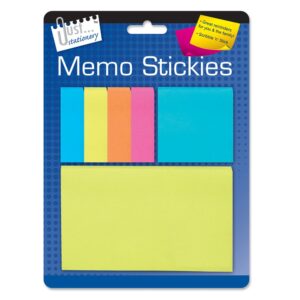 just stationery memo stickers - neon