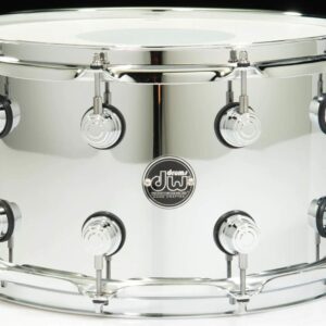 DW Performance Series Steel 8 x 14-inch Snare Drum - Polished