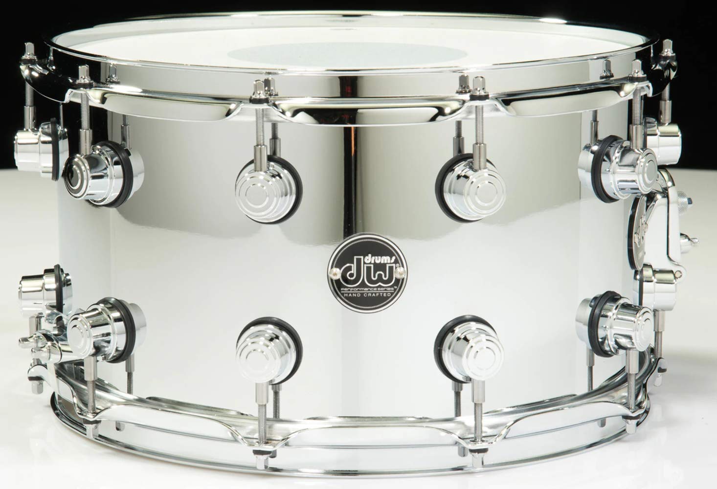 DW Performance Series Steel 8 x 14-inch Snare Drum - Polished