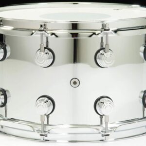 DW Performance Series Steel 8 x 14-inch Snare Drum - Polished